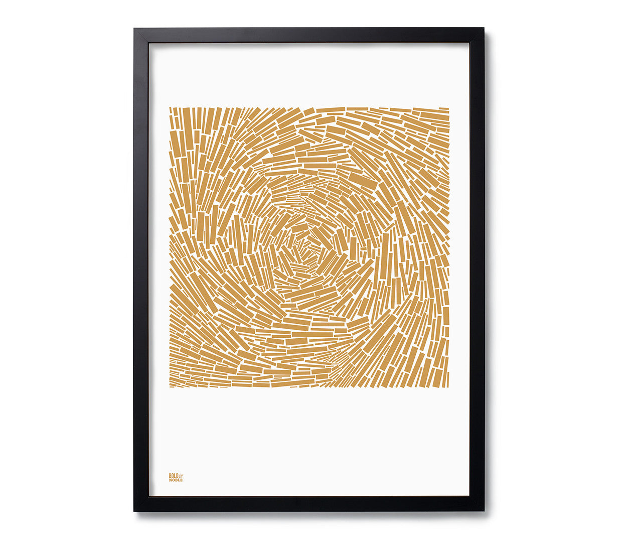 'Square Box' Abstract Art Print in Bronze – Bold & Noble